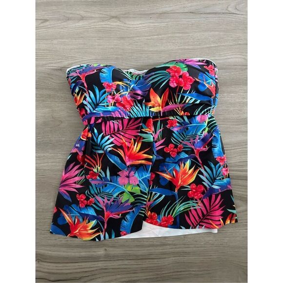 Tempt Me | Swim | Newfloral Tankini Strapless Top Bathing Suit Swimsuit ...